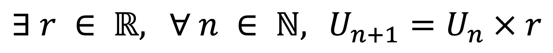 Suites arithmétiques et géométriques - Maaths